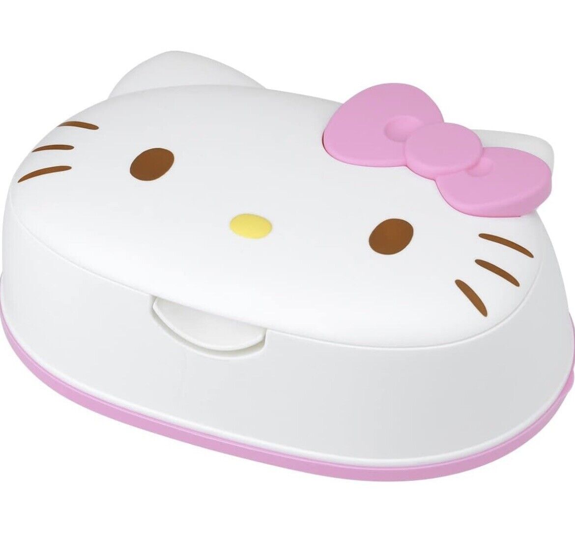 Sanrio Hello Kitty Wet Tissue Wipes Reusable Box New Sealed with wet t ...