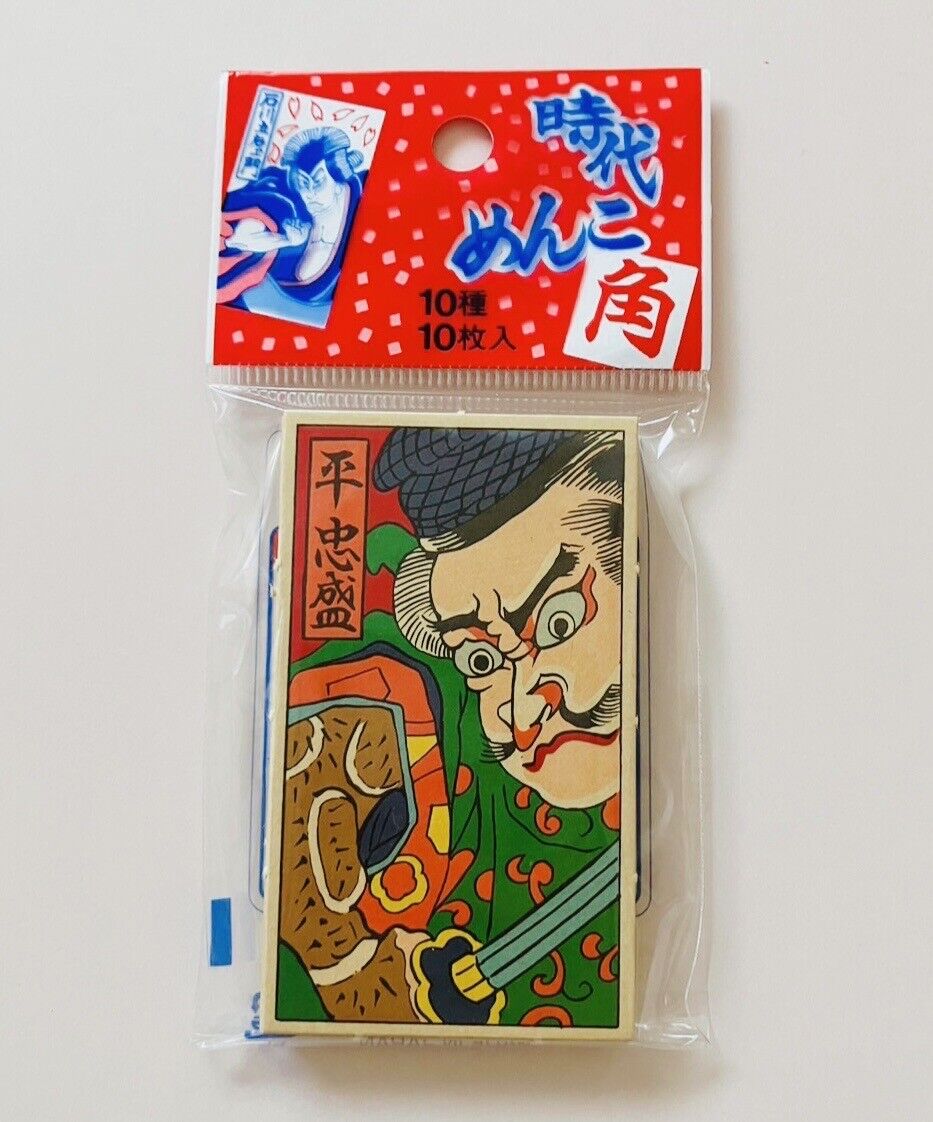 Menko Cards Japanese Traditional Card Game 10 Different Cards 時代めんこ ...