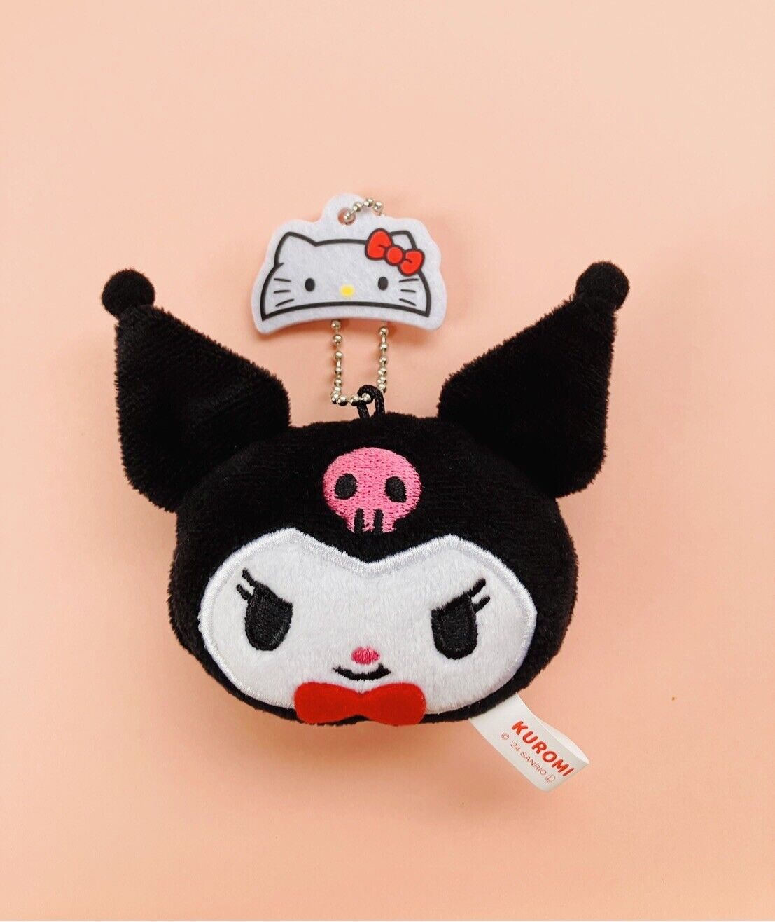 Sanrio Kuromi Plush Key Chain Hello Kitty 50th Anniversary from Japan ...