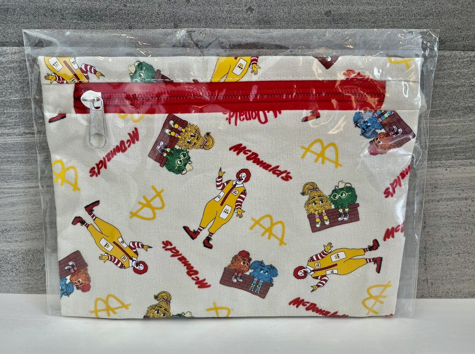 Mcdonald's Zipper Pouch Bag Ronald McDonald New Sealed – Maymin Japan