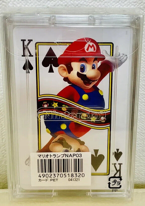 Super Mario Nintendo plastic Playing Cards NAP03 – Maymin Japan