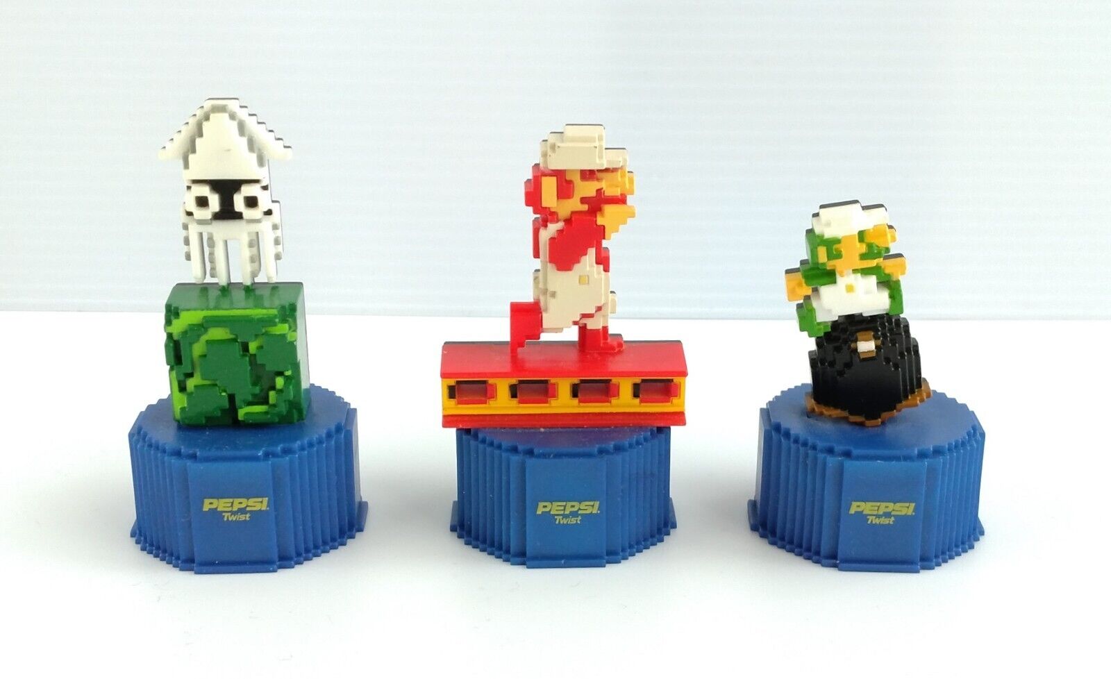 PEPSI Super Mario Bros. Dot Bottle Cap set of 3 ② – Maymin Japan
