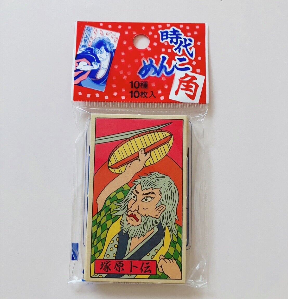 Menko Cards Japanese Traditional Card Game 10 Different Cards 時代めんこ ...