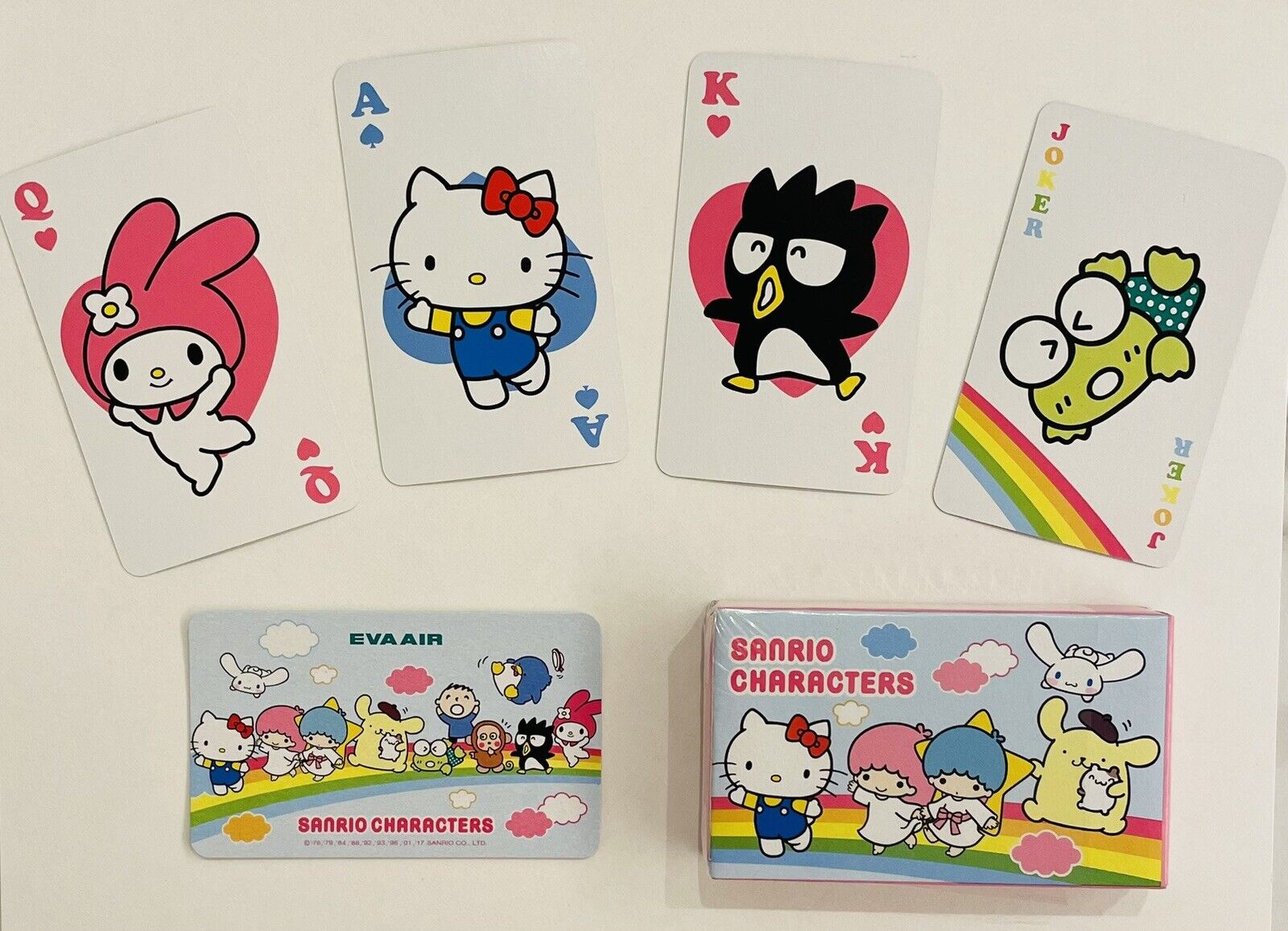 Sanrio Characters Playing Cards EVA AIR From Japan Rare☆ 2017 – Maymin ...